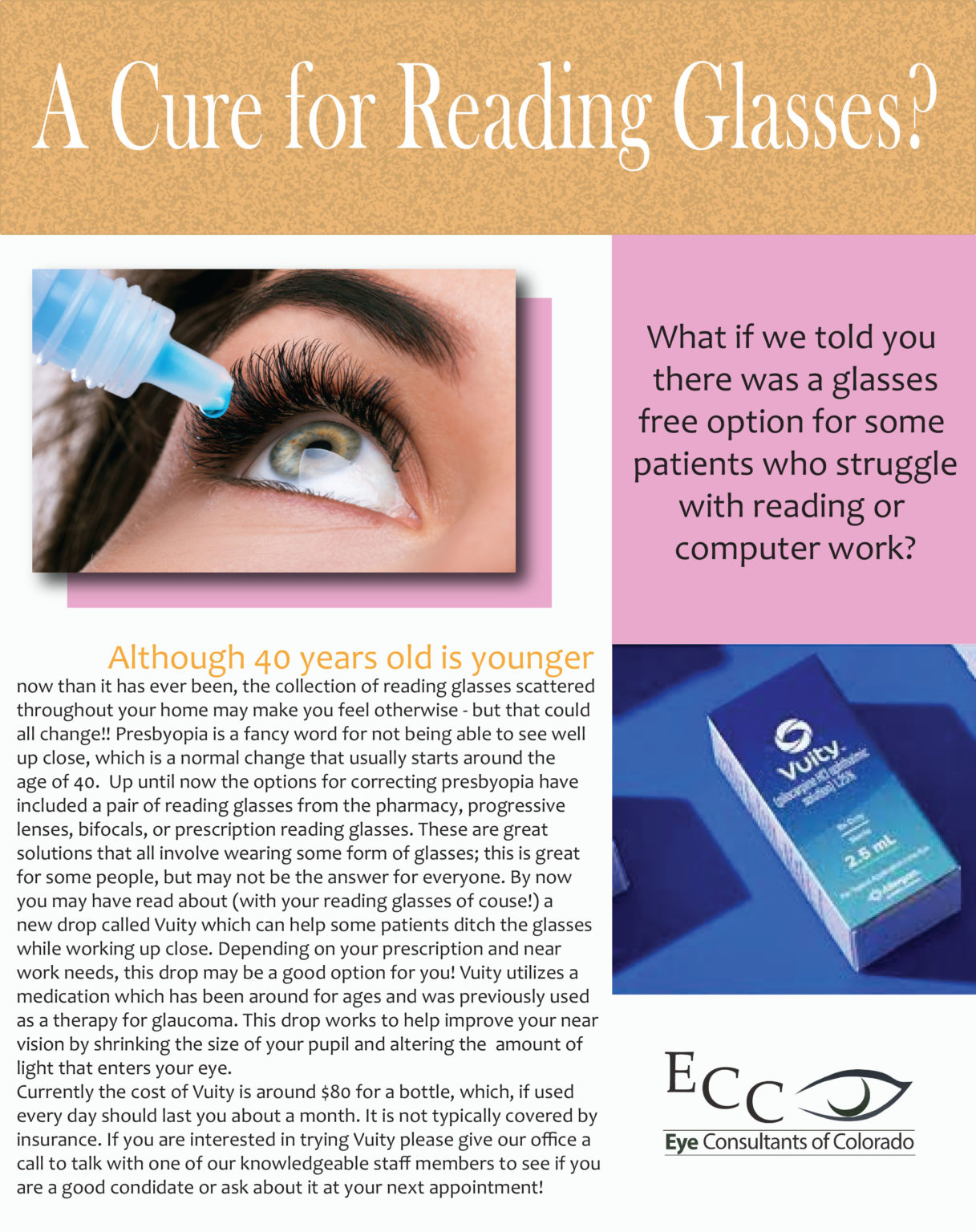 A Cure For Reading Glasses 